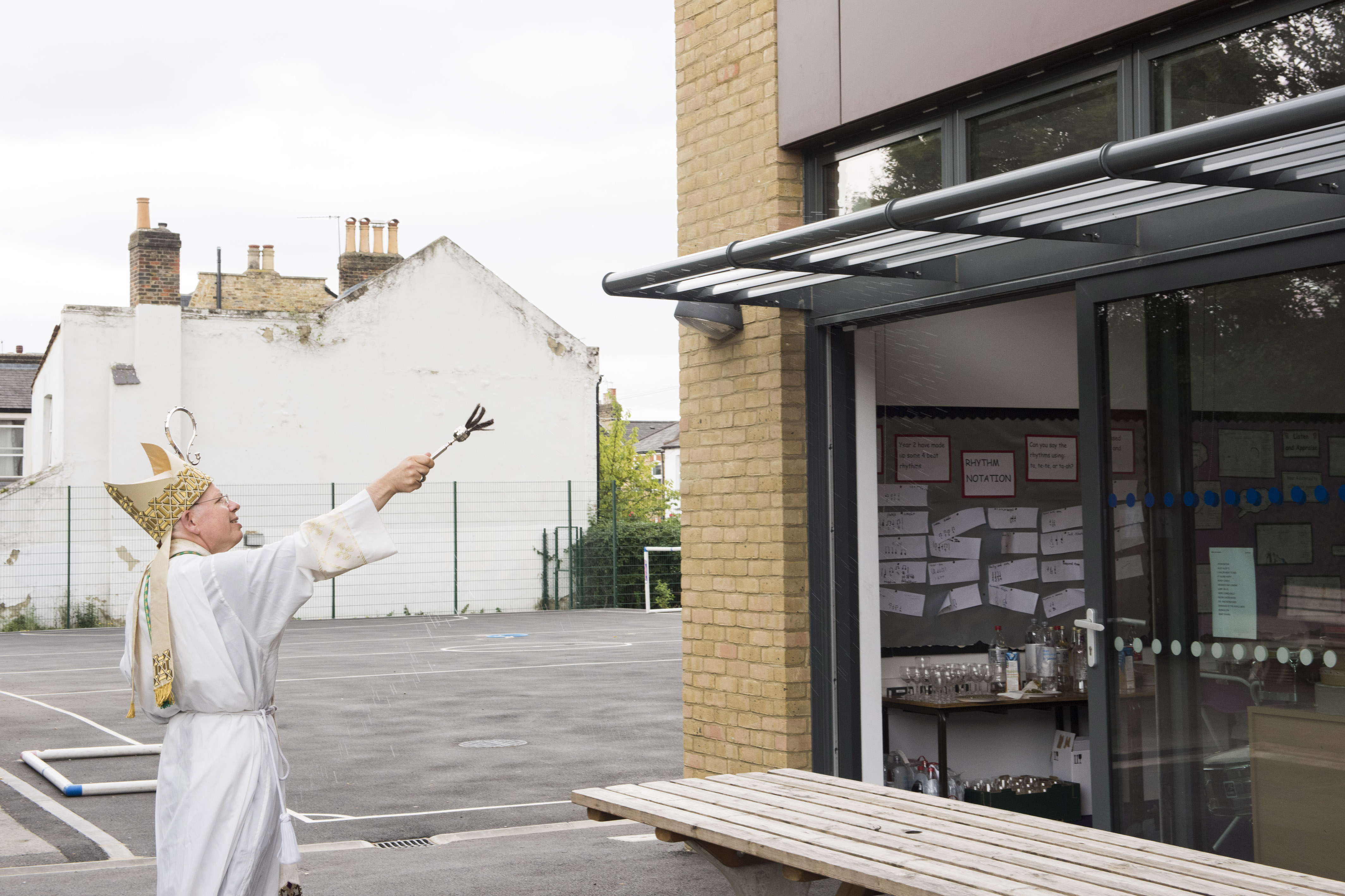 Blessing for new Merton school building | Merton Council Newsroom