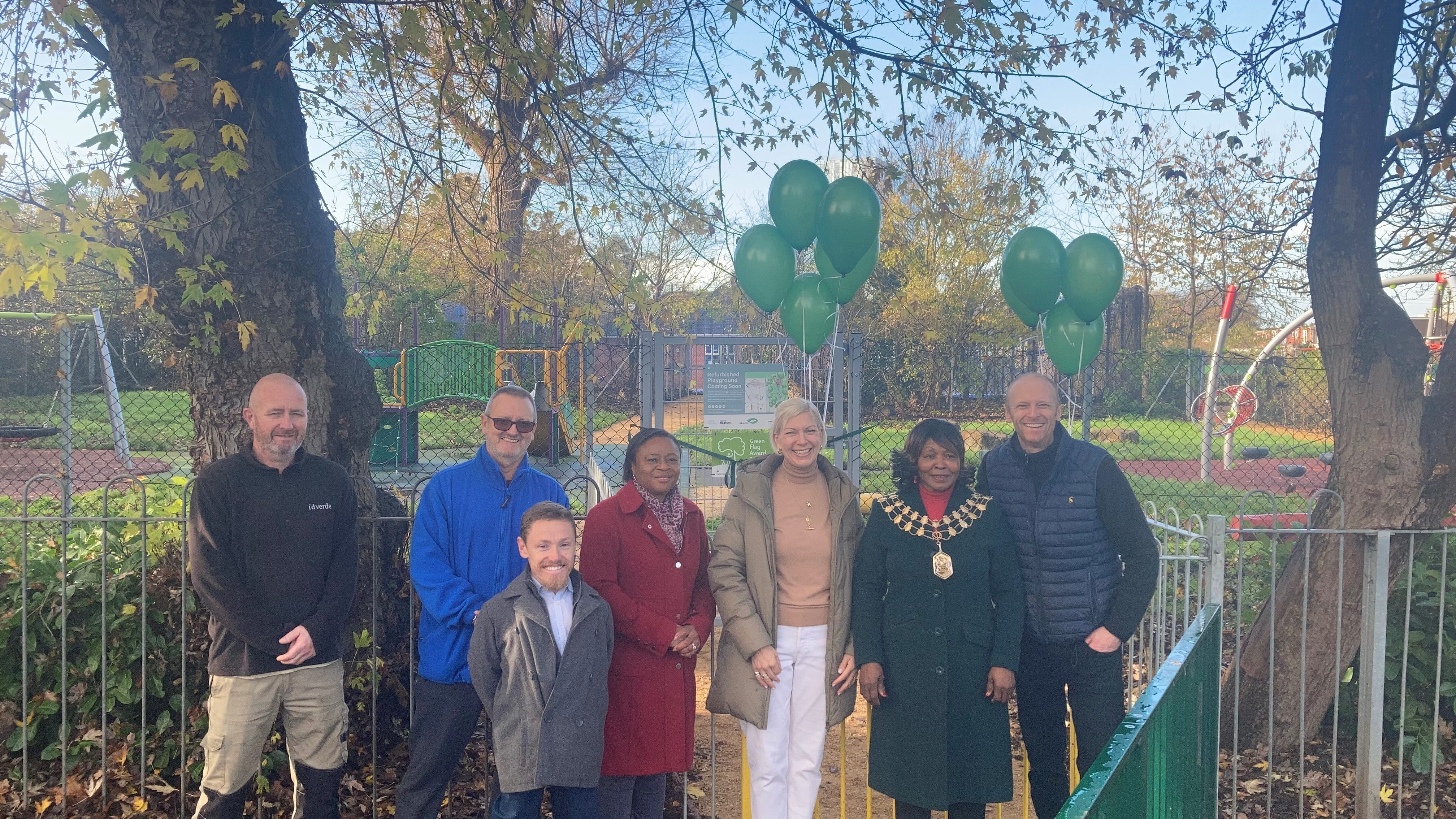 New playground opens in Colliers Wood Rec | Merton Council Newsroom