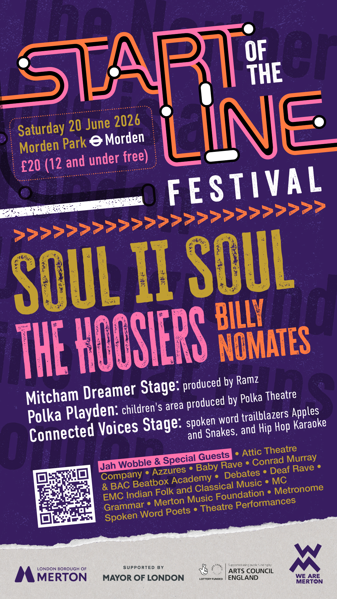 Soul II Soul, The Hoosiers and Billy Nomates announced as headline acts ...